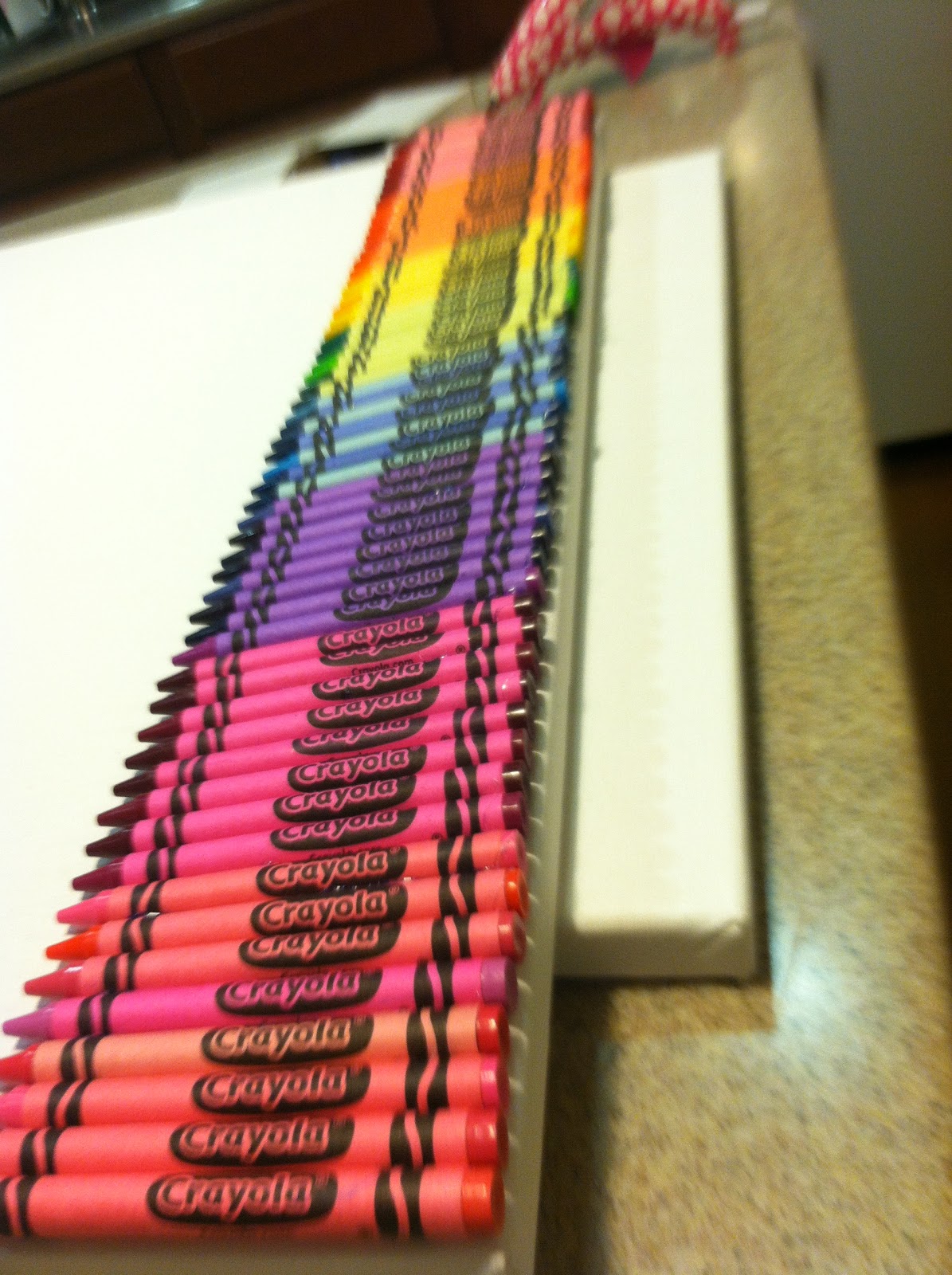 domestic obsession: Crayon Art!