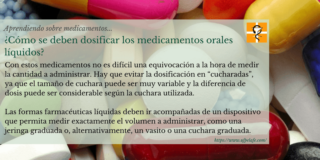 UFPE Hospital La Fe: Aprendiendo sobre medicamentos... ¿Cómo se deben ...