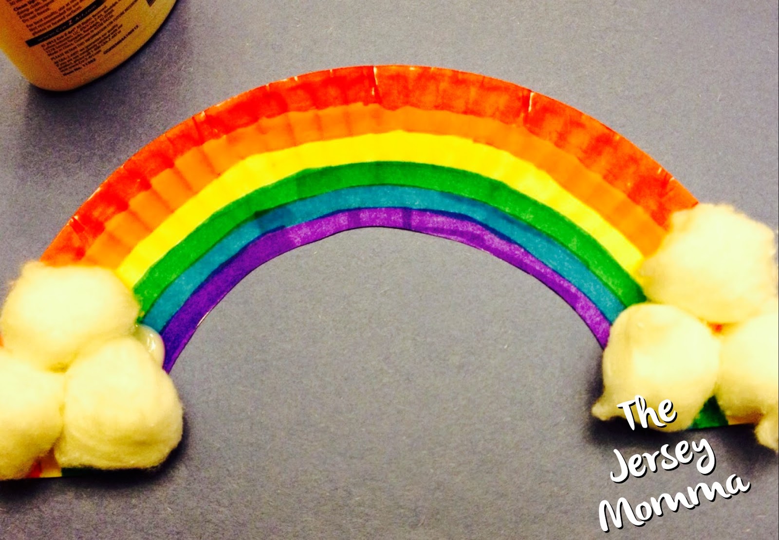 Easy St. Patrick's Day Crafts: Paper Plate Rainbows | The Jersey Momma