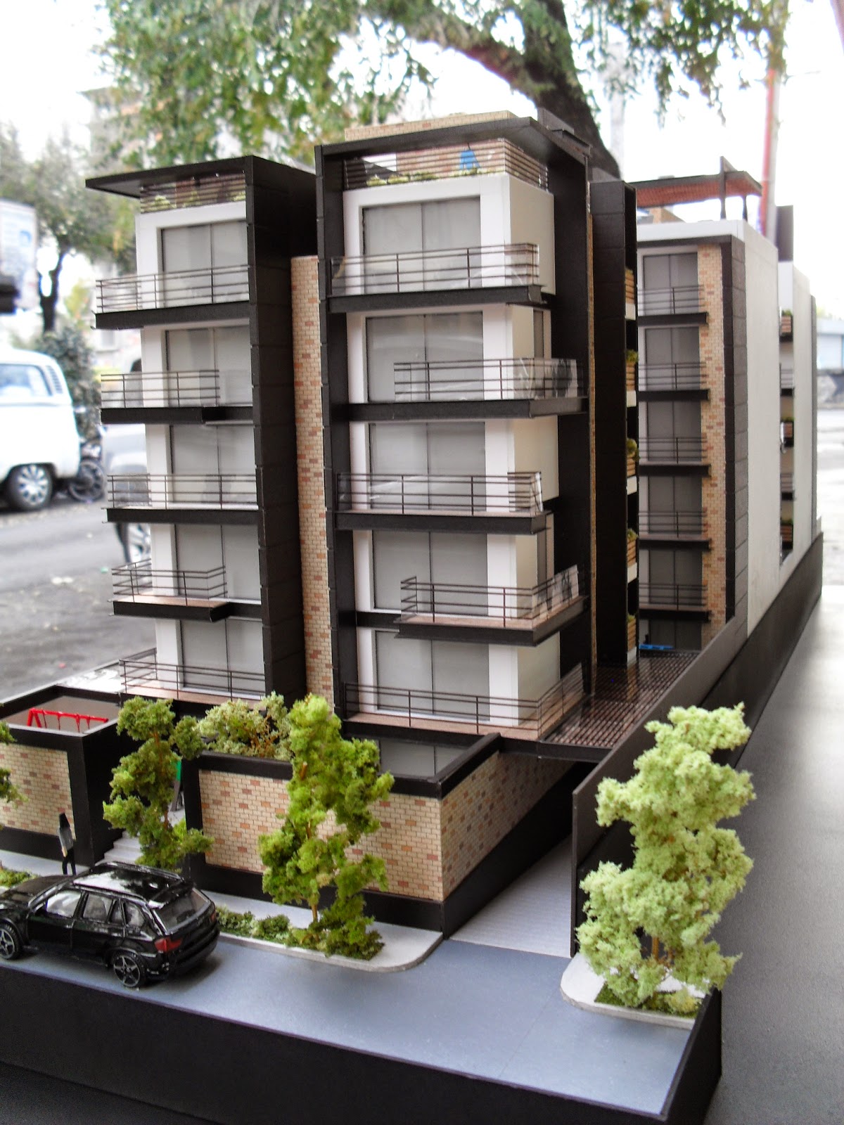 Maqueta de Edificio de Departamentos