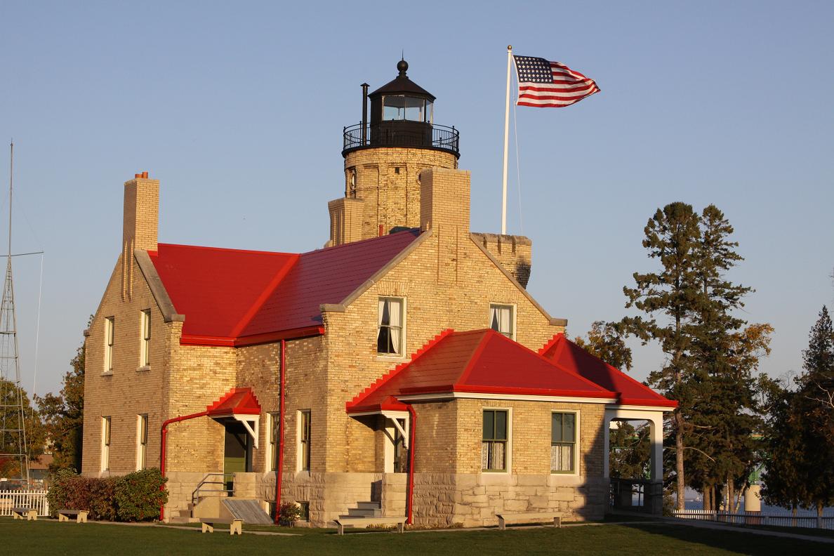 Michigan Exposures: Old Mackinac Lighthouse in the Fall