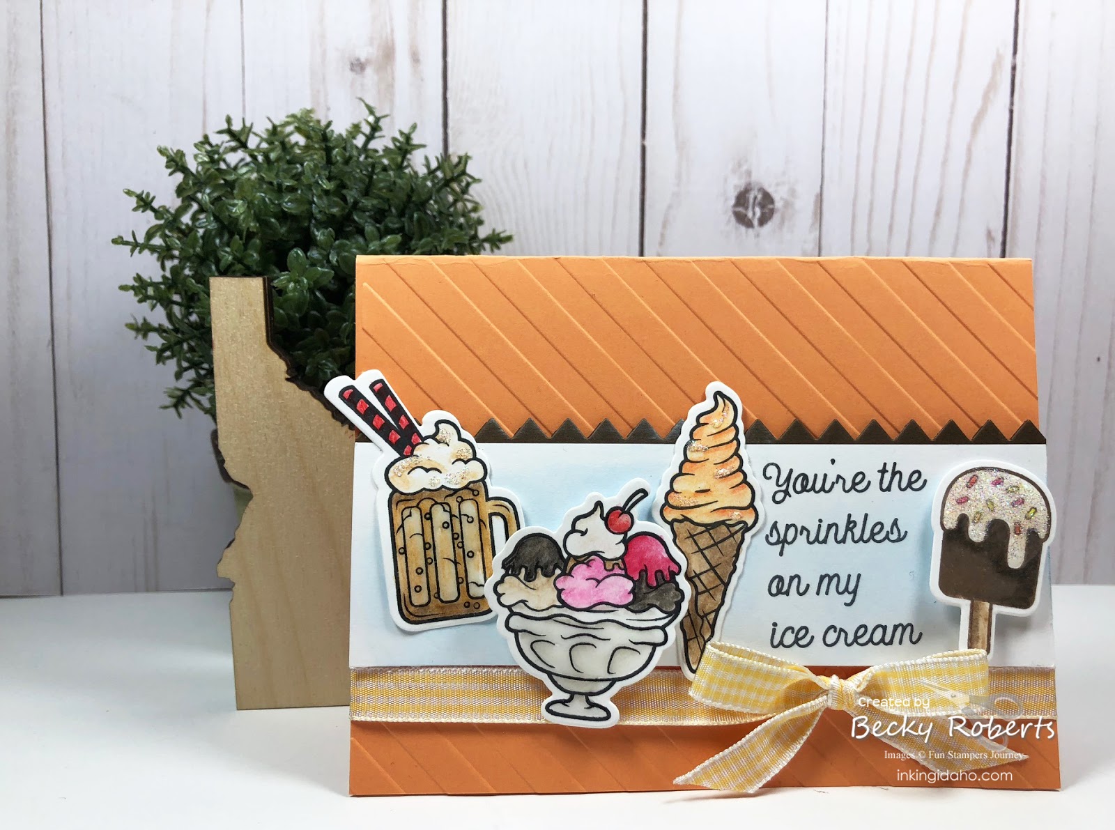 Inking Idaho: Sweet Life Ice Cream Card