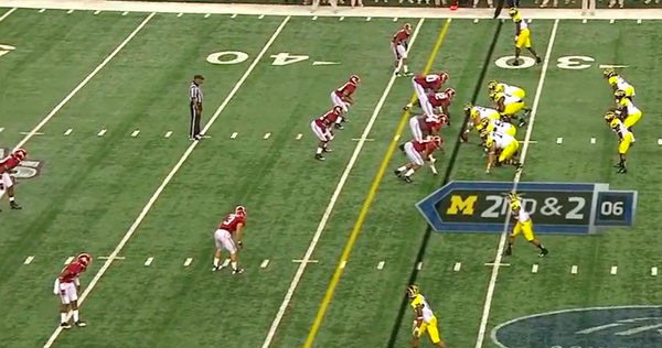 Burgeoning Wolverine Star: Bama's run-first corners