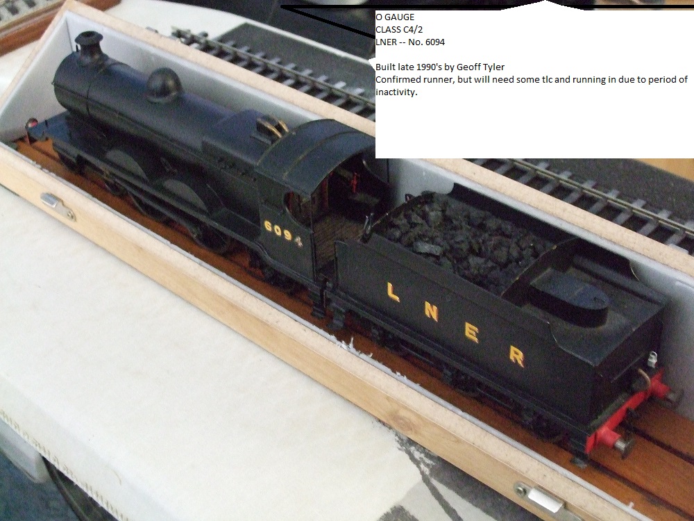 GEOFF TYLER - RAILWAY MODELLER: LNER 'ATLANTIC' CLASS C4/2 -- 4-4-2 O ...