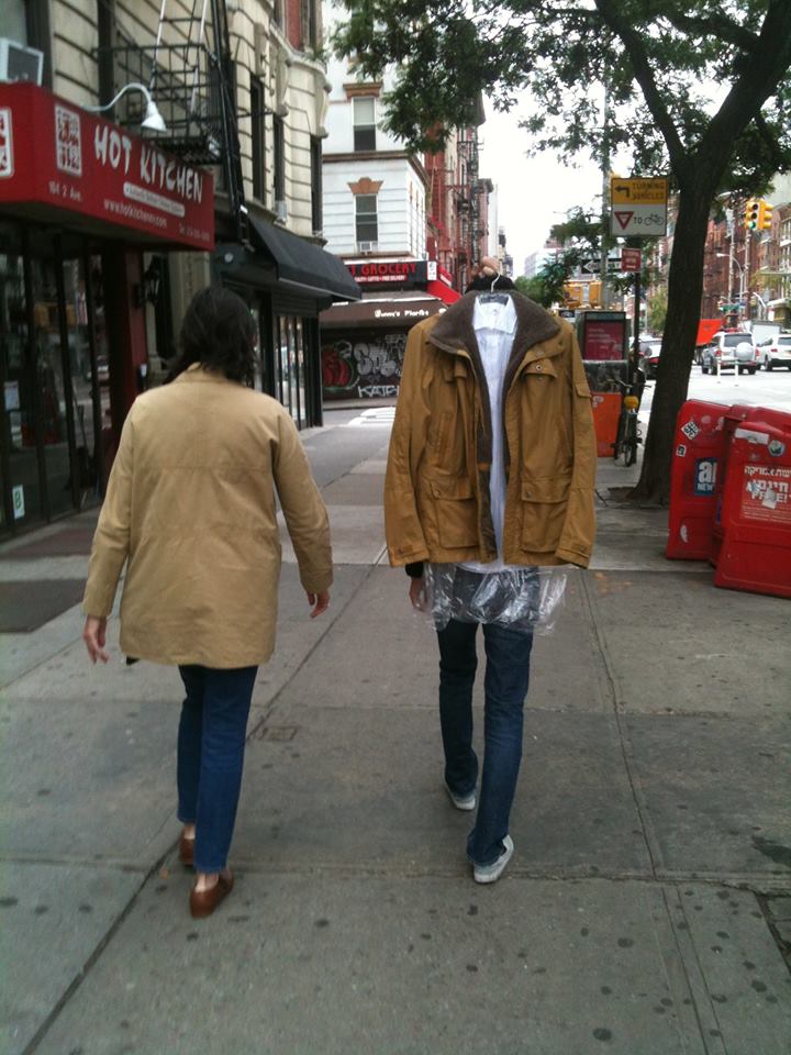 EV Grieve: Headless man, walking backwards, ready for colder weather