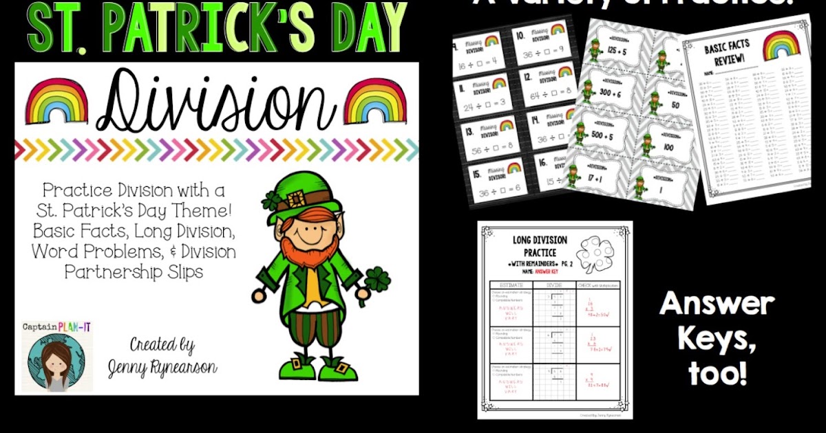 Captain Plan-it: St. Patrick's Day DIVISION!