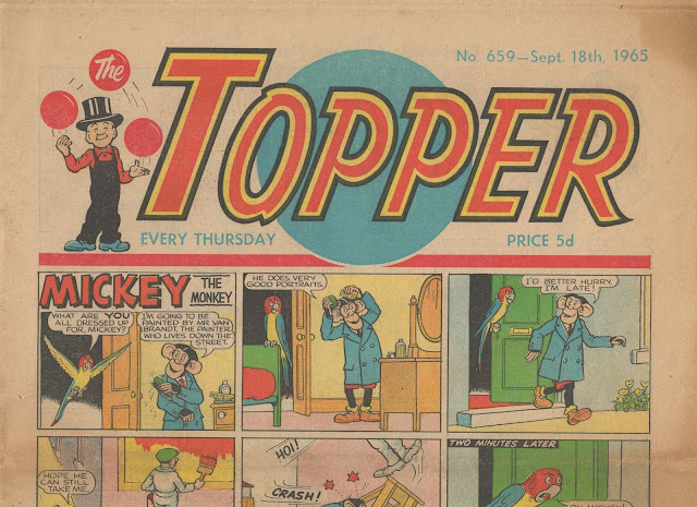Peter Gray's Comics and Art: The Topper's Mickey the Monkey by Dudley D ...