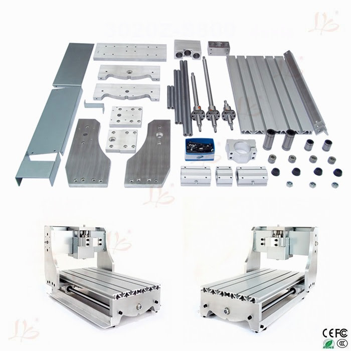 CNC Frame 3040Z for cnc milling machine frame with ball screw ...