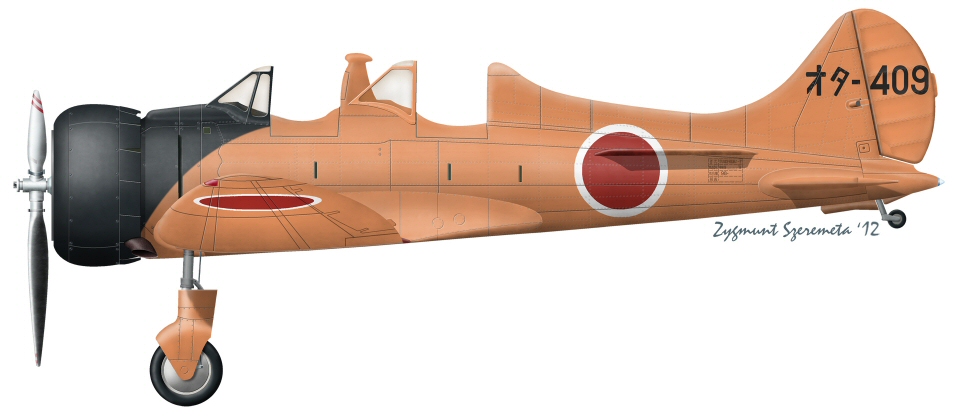 WildEagles: Mitsubishi A5M4-K - #3 Artwork