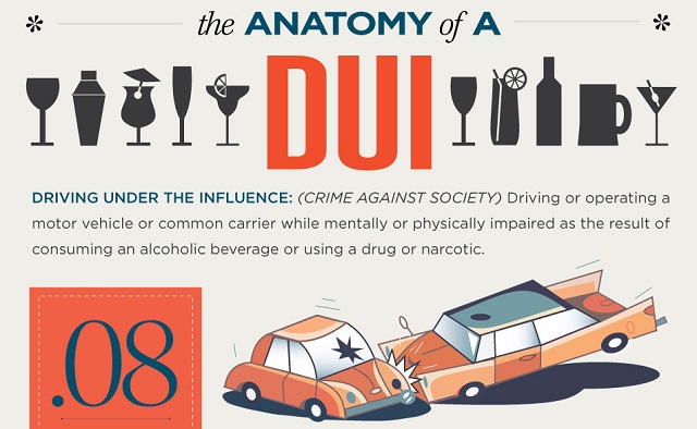 The Anatomy of A DUI #infographic - Visualistan