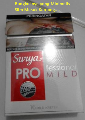 Deskripsi Rokok Surya Pro Mild