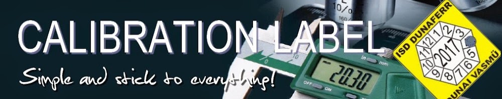 CALIBRATION LABEL: ISO 17025