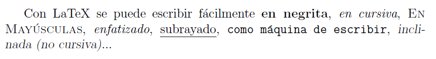 Aprendiendo LaTeX: Dar formato en LaTeX