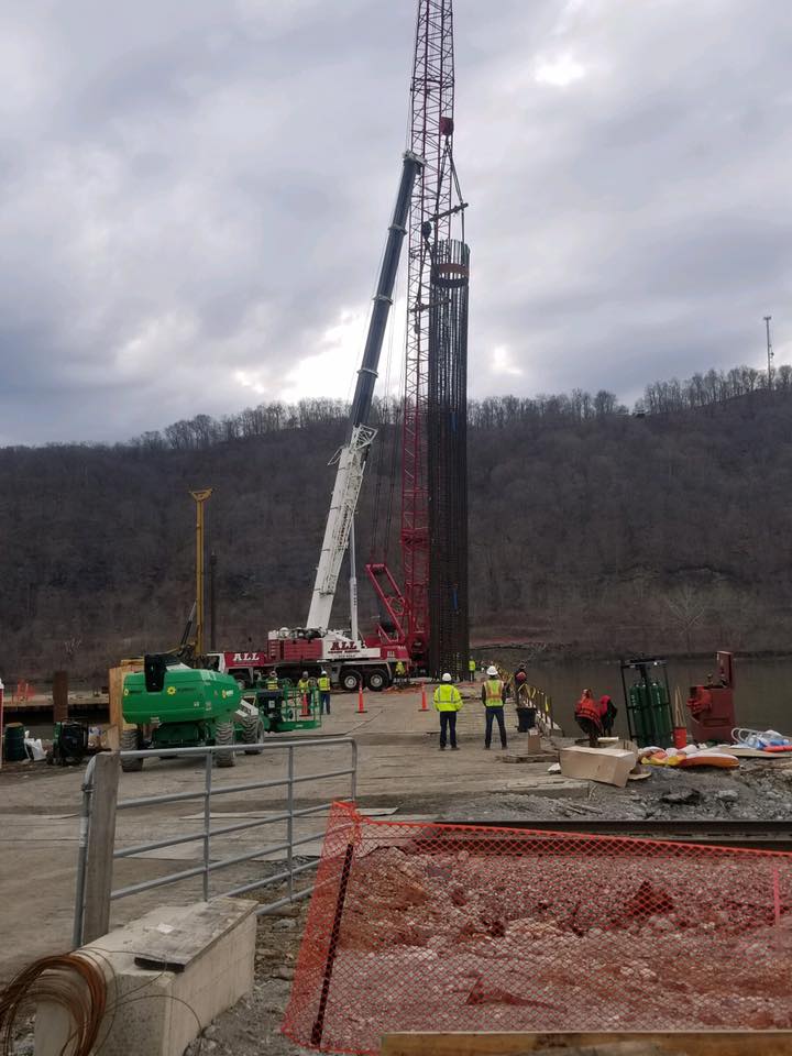 Industrial History: New Bridge over Ohio River at Wellsburg, WV, Bridge