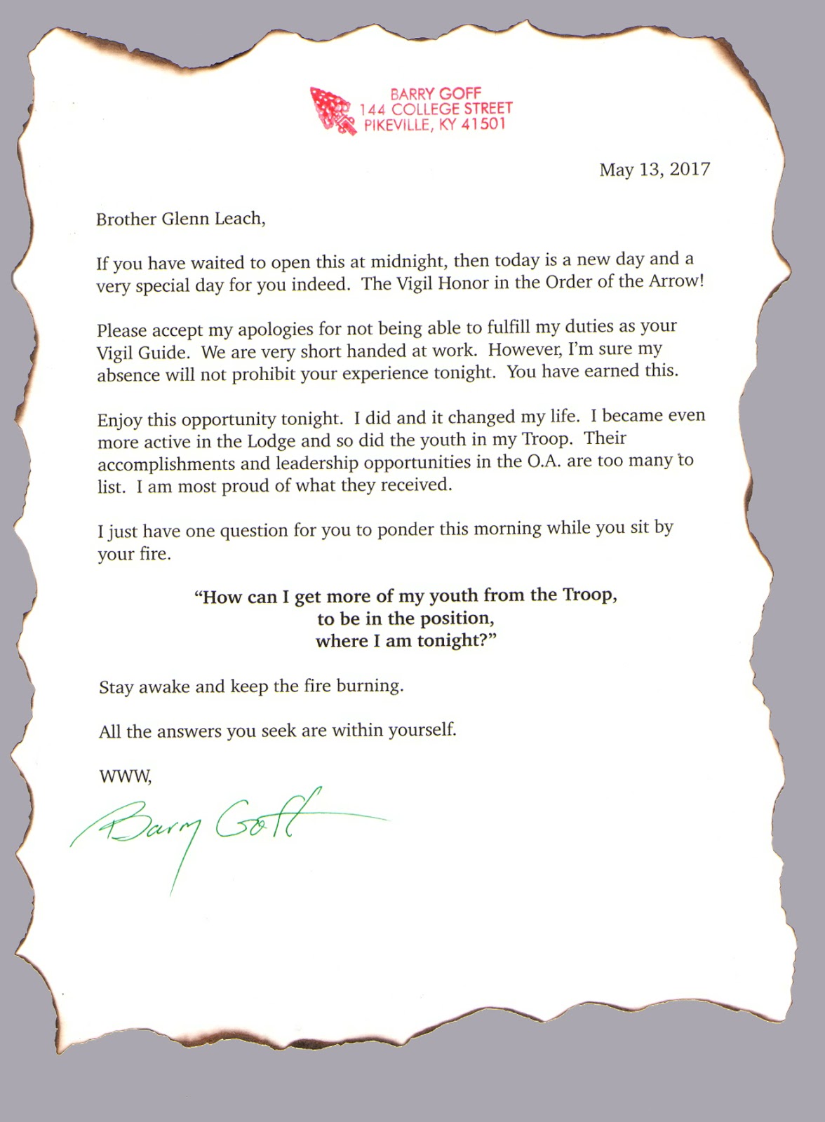 Scouting In The Hills: Would Have Been #7