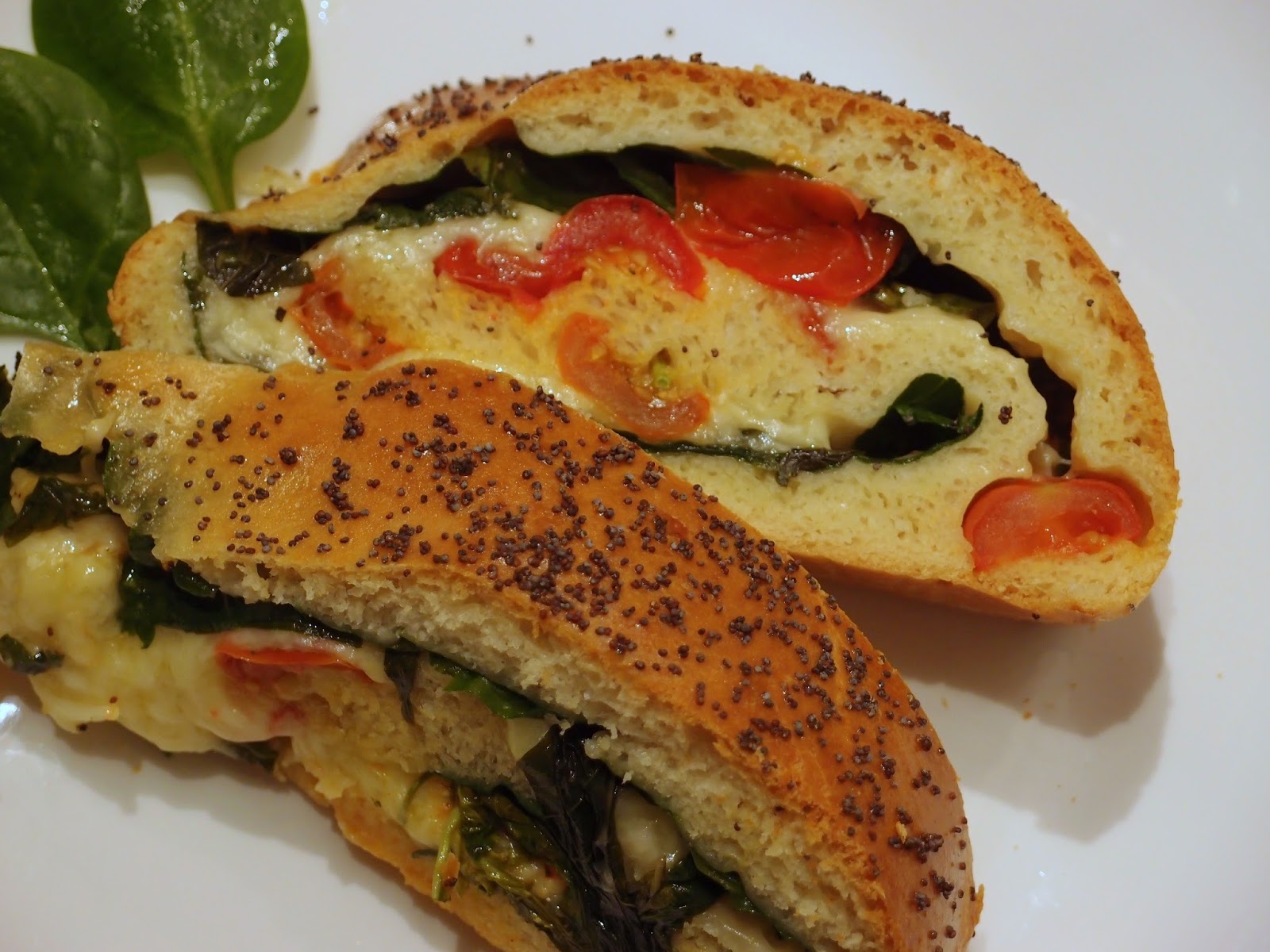 The VegHog: Spinach and cheese roulade