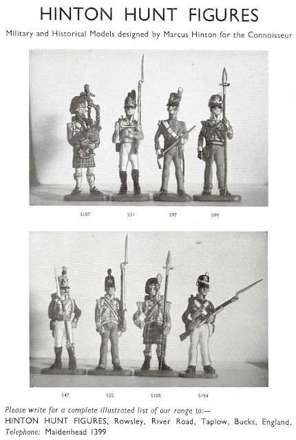 Vintage lead Toy and Model Soldiers: HINTON HUNT Primeras figuras 54 mm