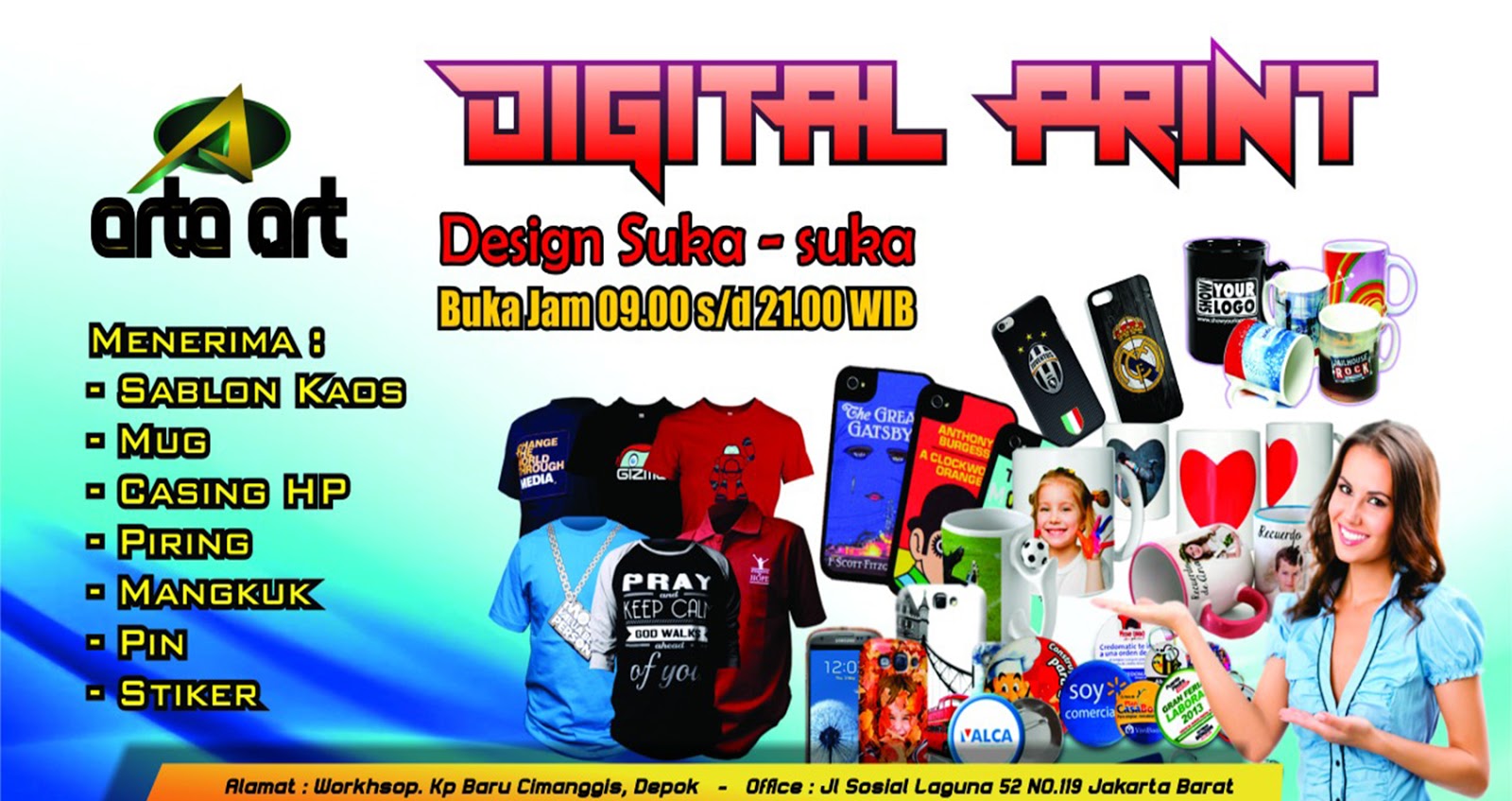PERCETAKAN SABLON DIGITAL MURAH 0812-9757-7838 - PERCETAKAN SABLON ...
