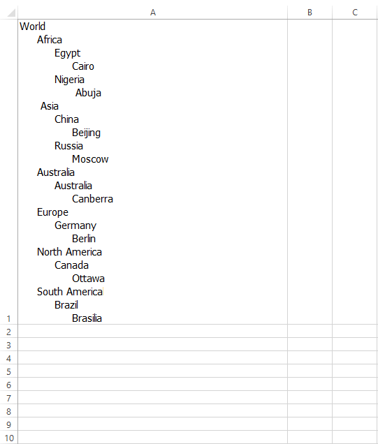 Eng. Shady Mohsen blog: Save hierarchy data in Excel