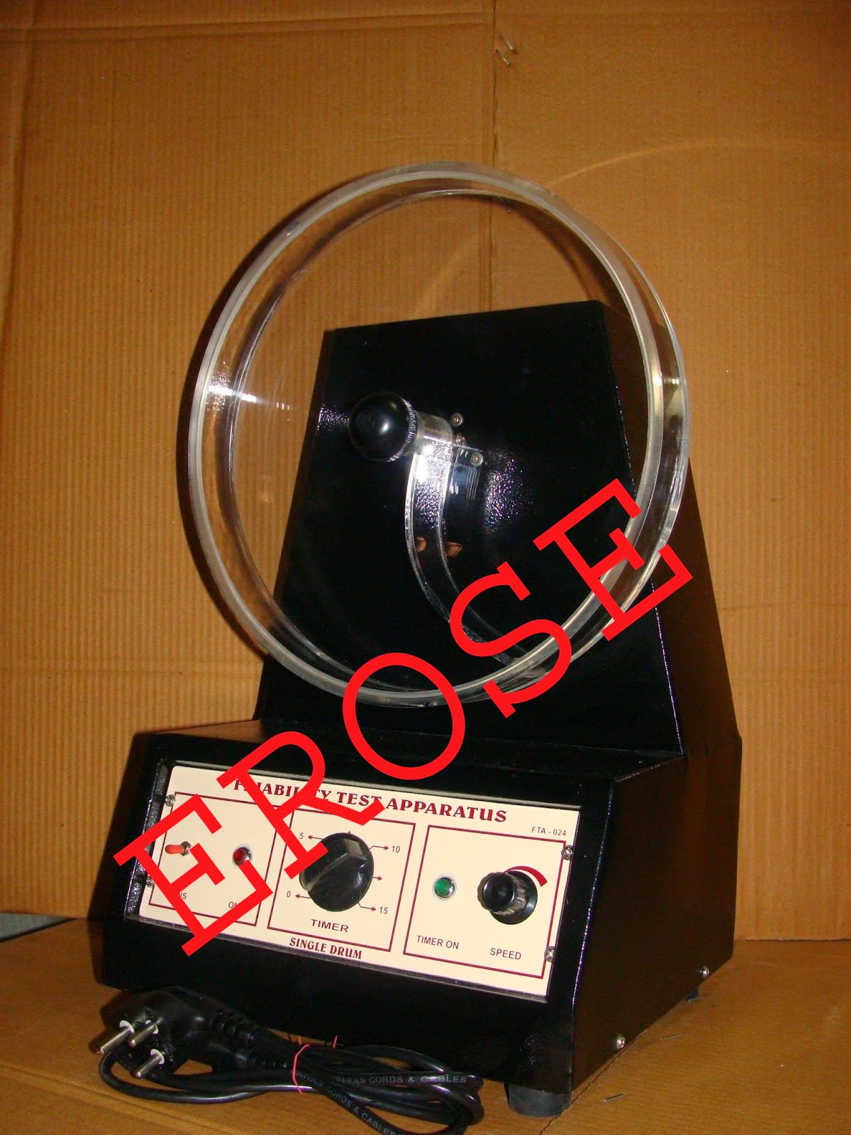 FRIABILITY TEST APPARATUS