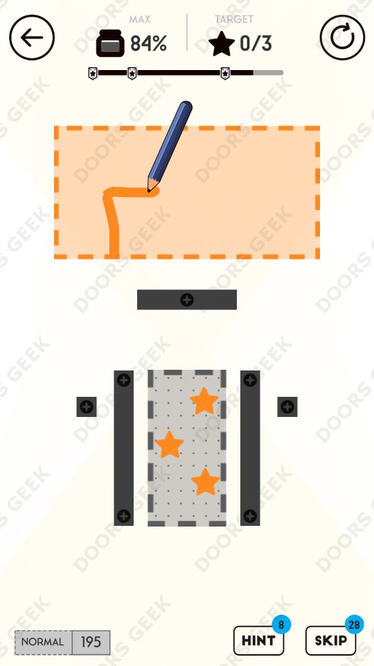 Draw Here Level 195 ~ Doors Geek