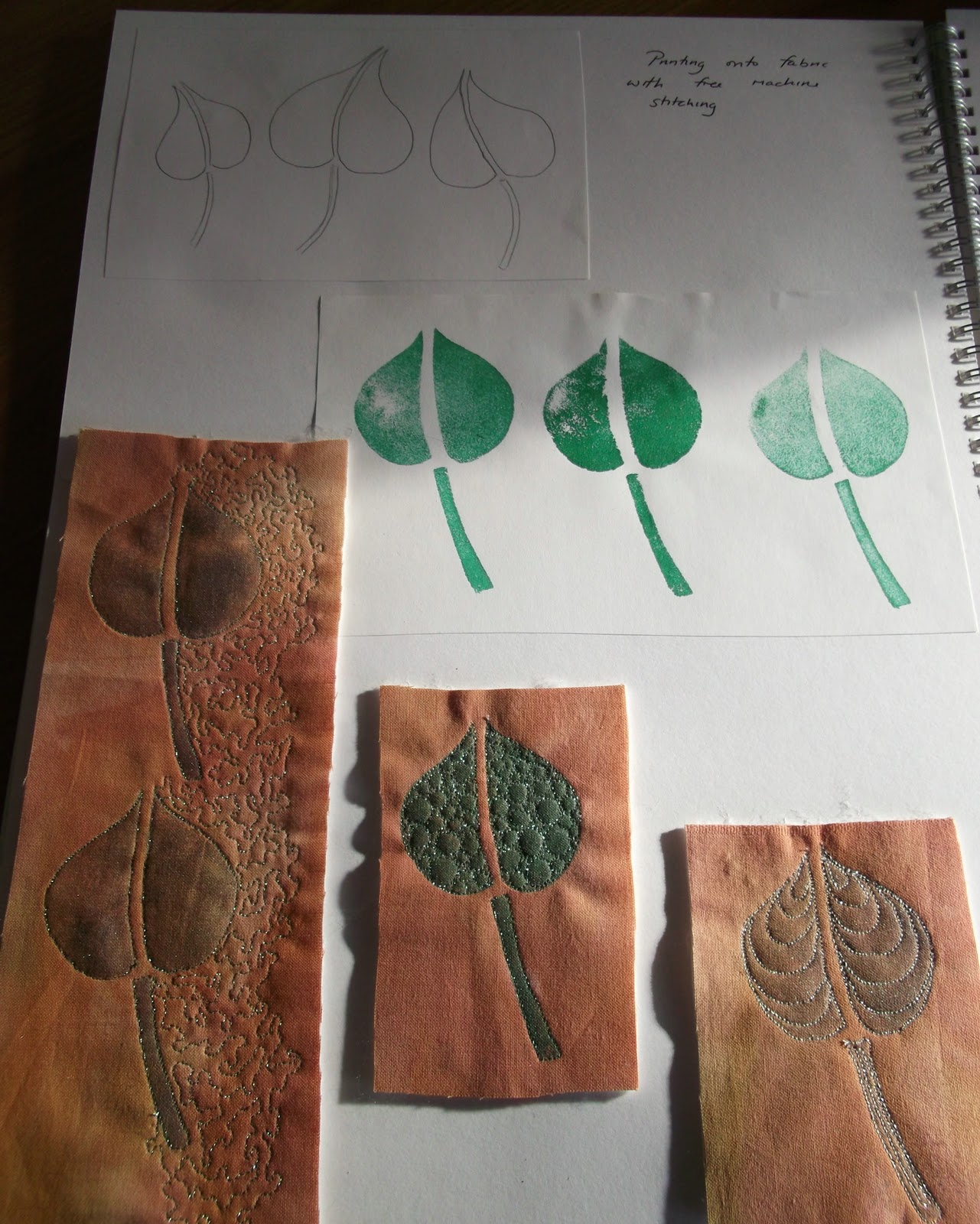 Scrumptious Textiles: City and Guilds Leaf Project