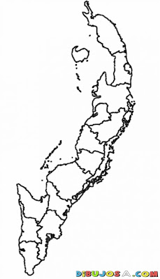 LAMINAS PARA COLOREAR - COLORING PAGES: Mapa y Bandera de Cuba para ...