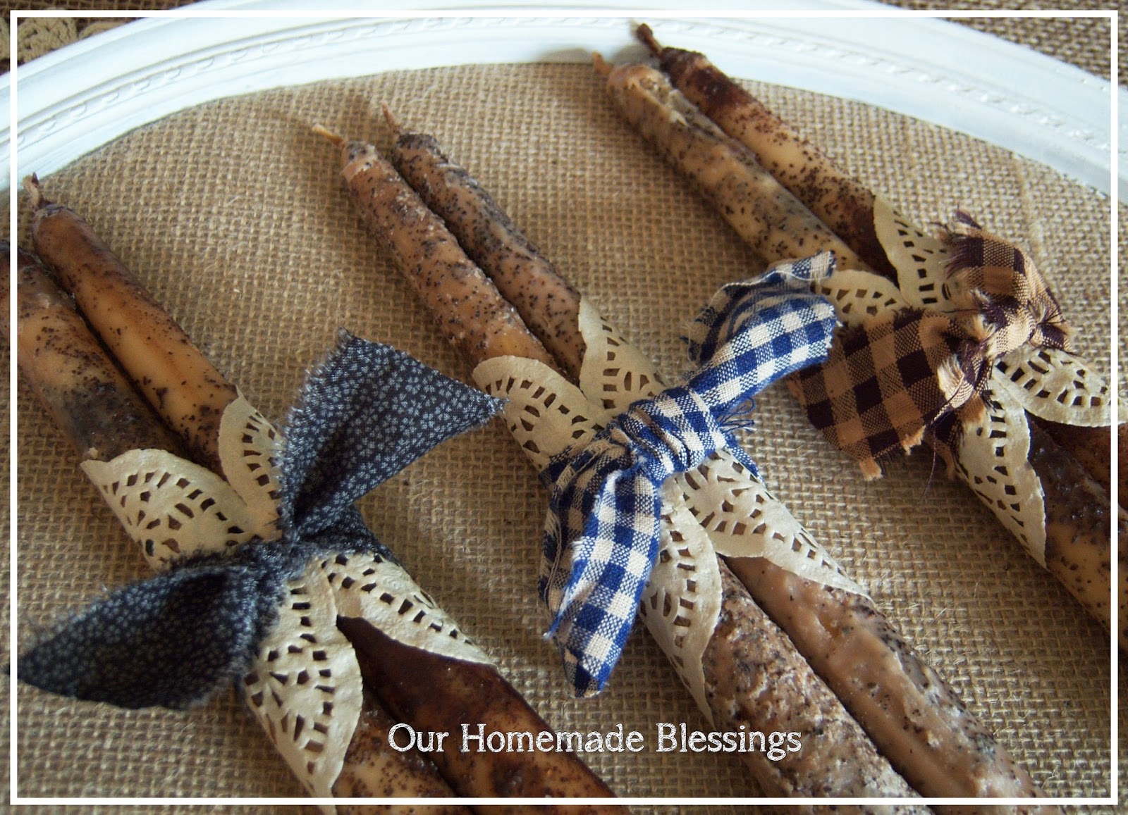 Shoregirl's Creations: Grubby Candles