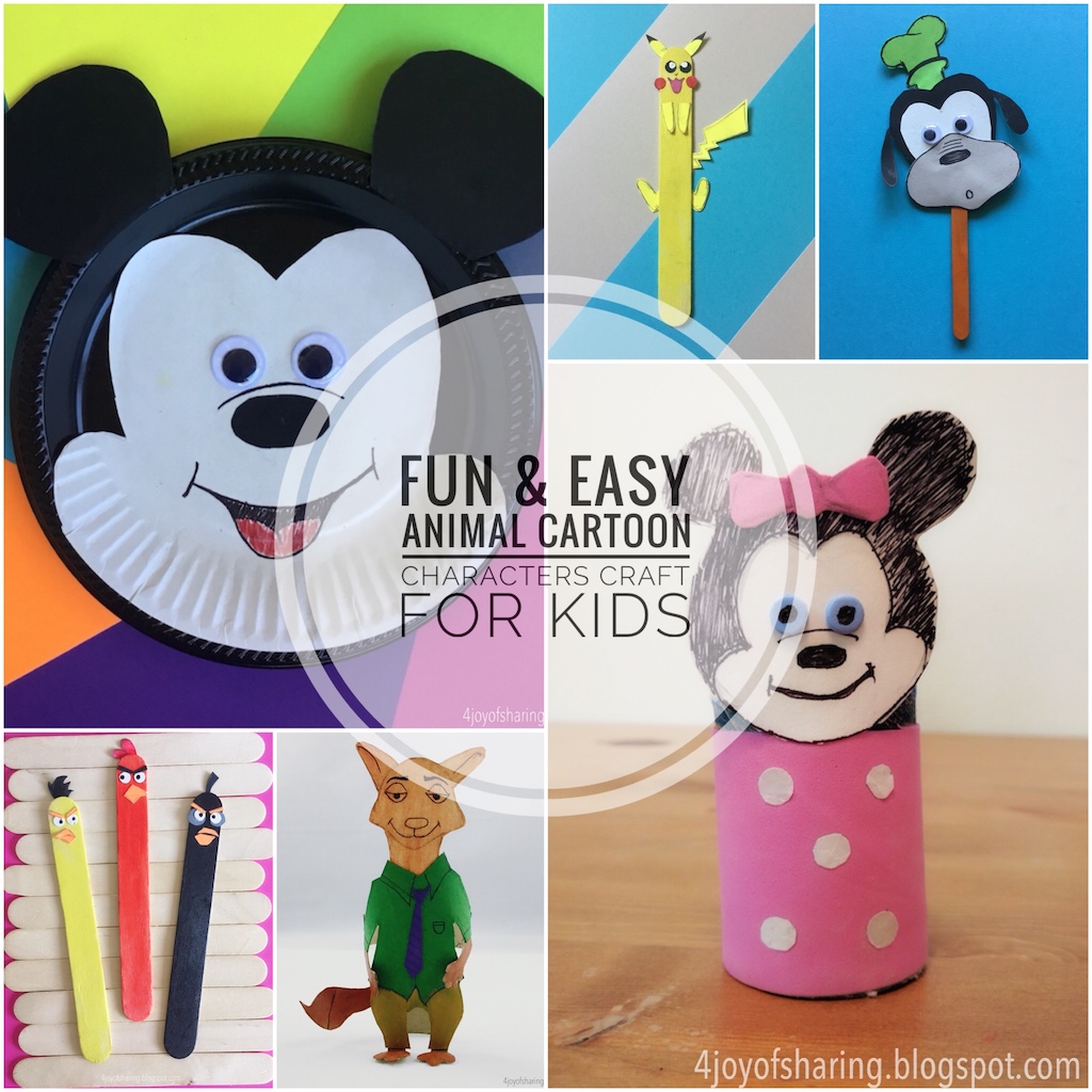 20+ Fun and Easy Animal Crafts For Kids - The Joy of Sharing