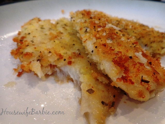 An American Housewife: Panko Crumb Breaded Fish Filet