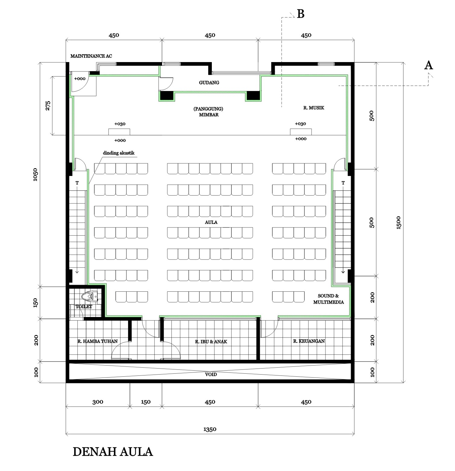 IDEsign - arsitektur: Desain Interior Gereja di Citra Raya