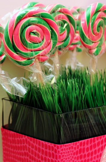 Setting the Mood: PINK & GREEN CANDY BUFFET