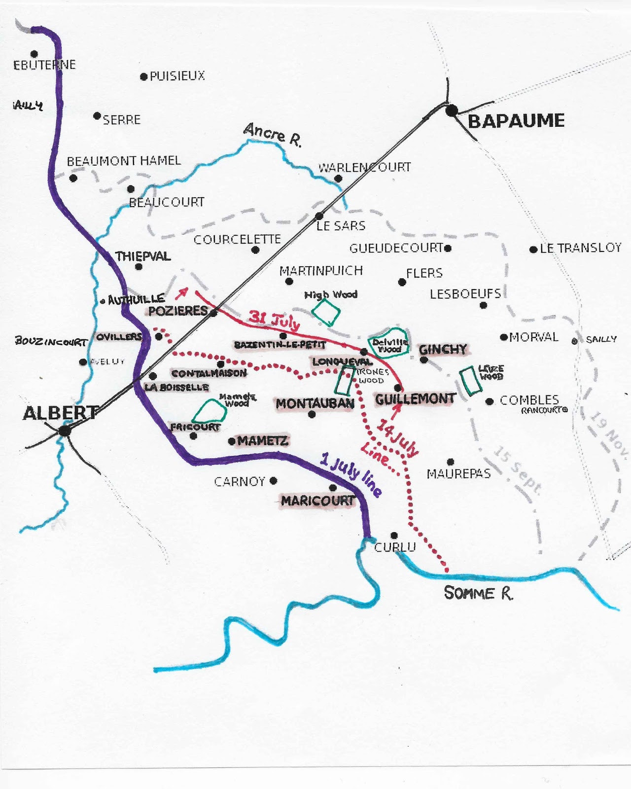 WW1 - I Was There In Spirit: Battle of the Somme 5 - action to end of ...