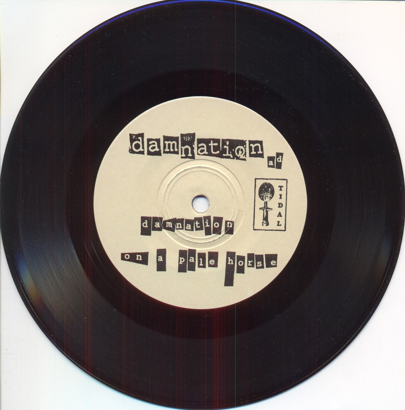 Antithesis: DAMNATION (ad) - On A Pale Horse (7") Tidal Records #?? 1994
