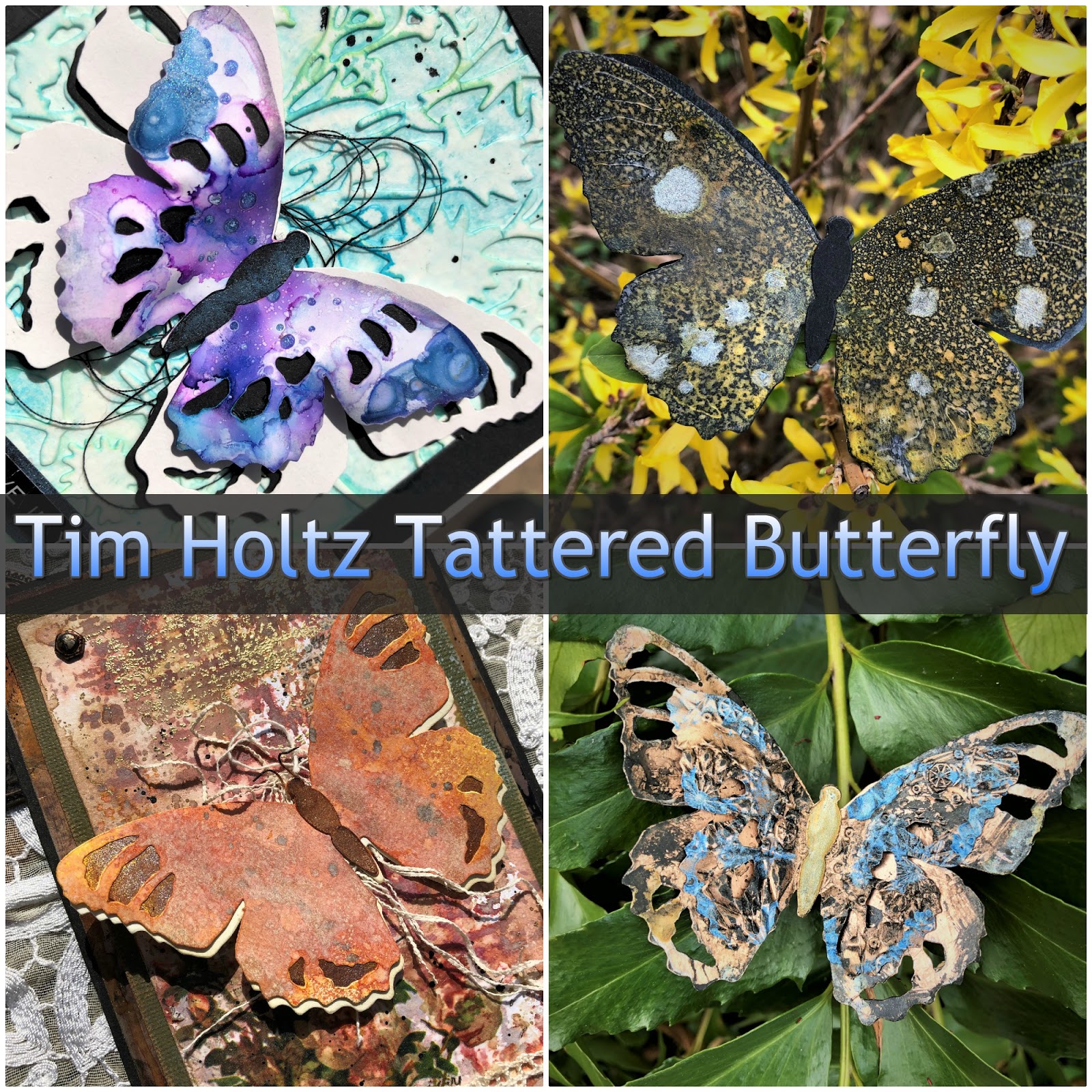 TFJB Challenge Blog: Saturday Showcase -- Tim Holtz Tattered Butterfly ...