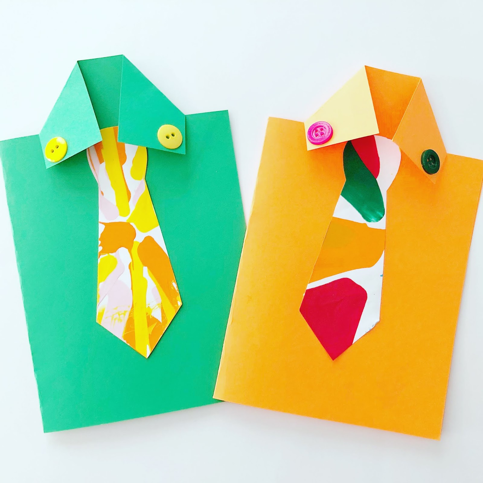 Find the Little Mind: Father's Day Spin Tie Cards