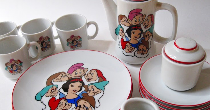 Filmic Light - Snow White Archive: Snow White Tea Sets by Reutter Porzellan