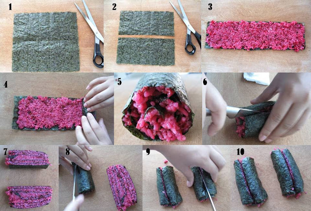Foodiva's Kitchen: 5-Star Makeover: Beetroot Shikai Maki with Shiitake ...