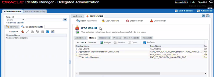 Oracle Cloud Application: Oracle Cloud Create User and assign Role