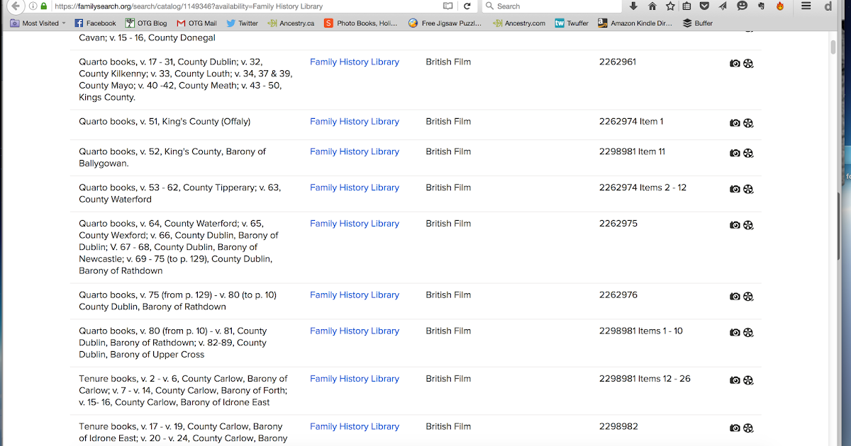 Olive Tree Genealogy Blog: Online Images for Griffith's Valuation