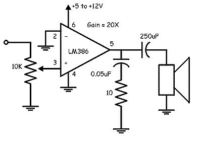 Mini Amplifier LM386 - Electronic Knowledge Share