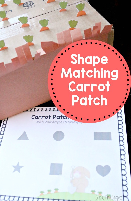 Peter Rabbit Shape Matching Activity | School Time Snippets
