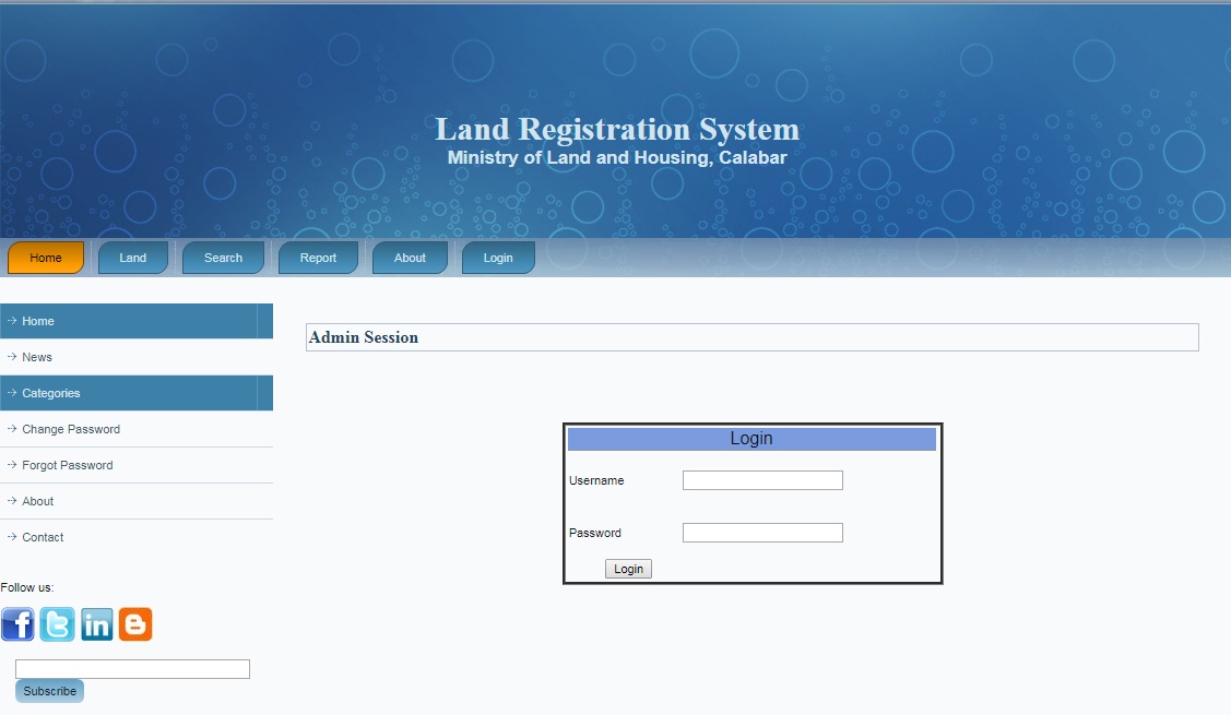 Land Information System Source Code ASP .NET C# Source Code - Academic ...