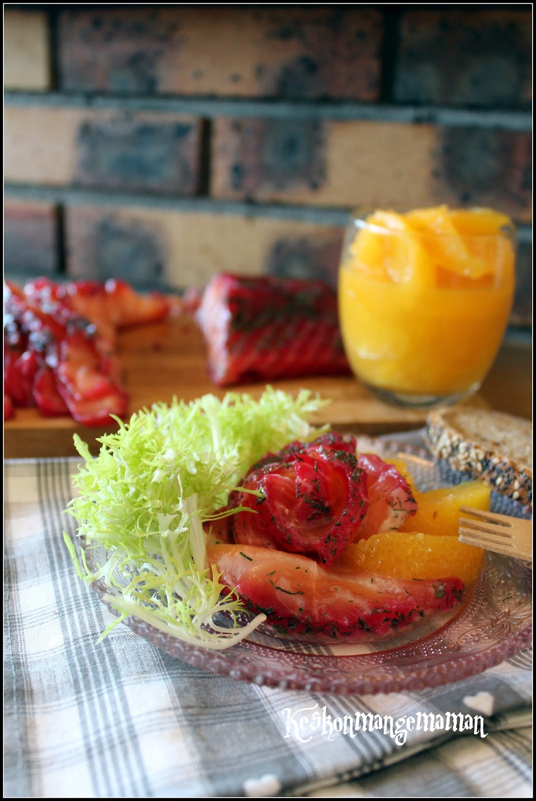 Keskonmangemaman?: saumon graflax aneth et betterave pour le ...