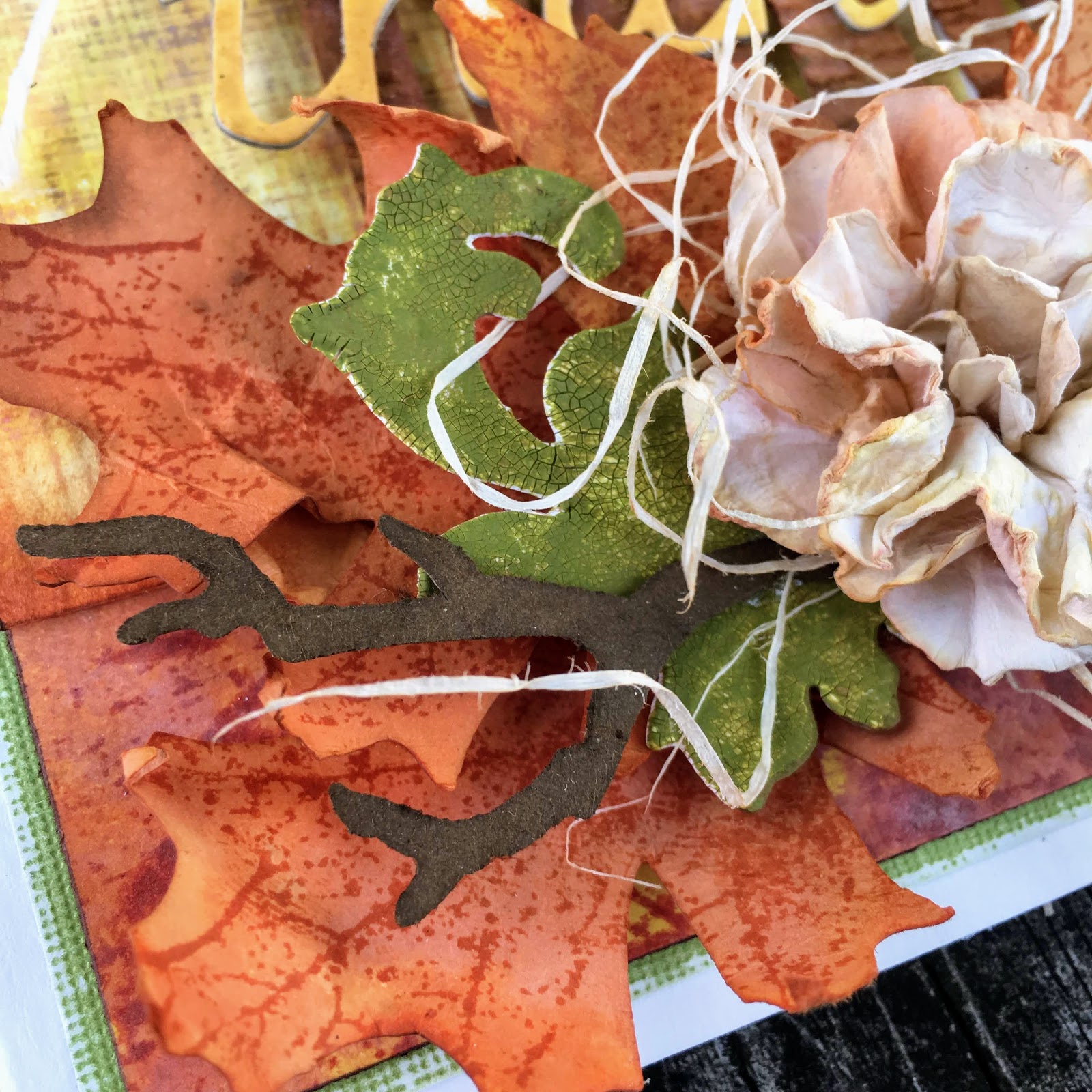 SewPaperPaint: Tim Holtz Pumpkin Patch Thanksgiving Fall Card