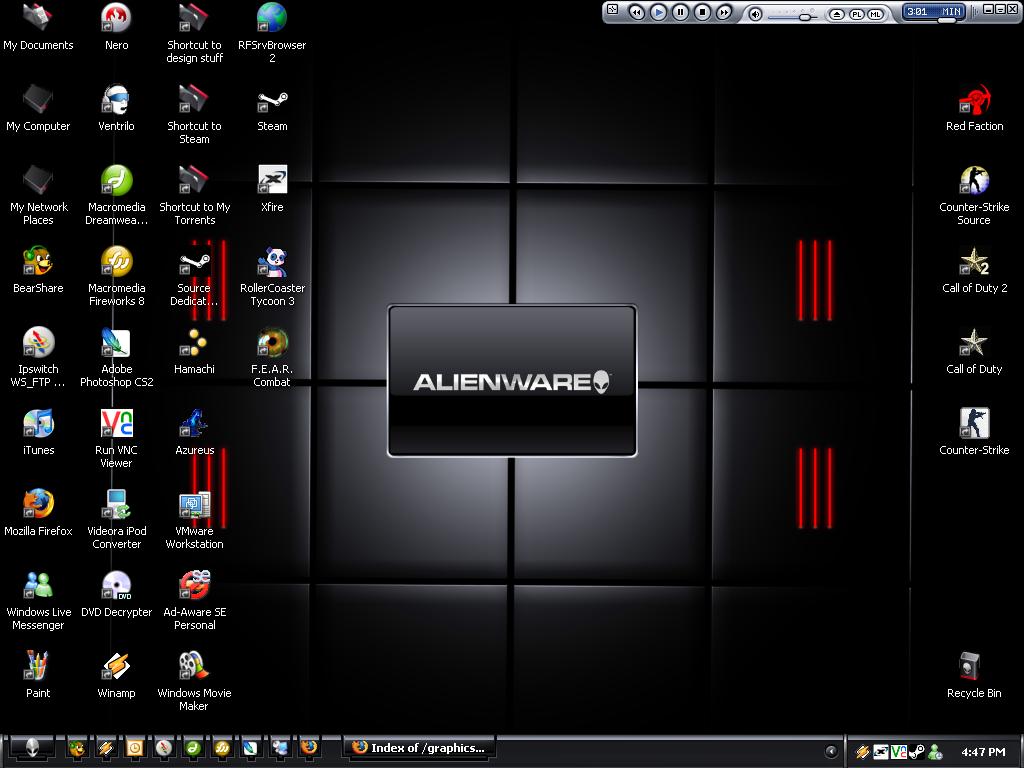 Free Download Tema Alienware For Windows Xp, Vista, Seven | Mappasewa Blogs