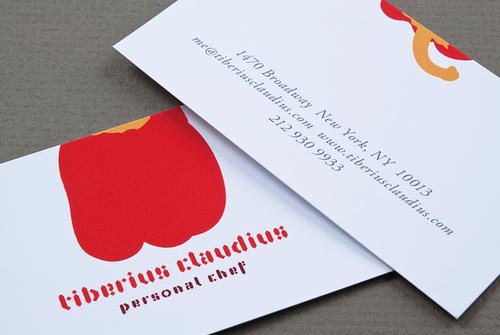 10 Creative Chef Business Card Examples | Mow Design | Graphic Design Blog