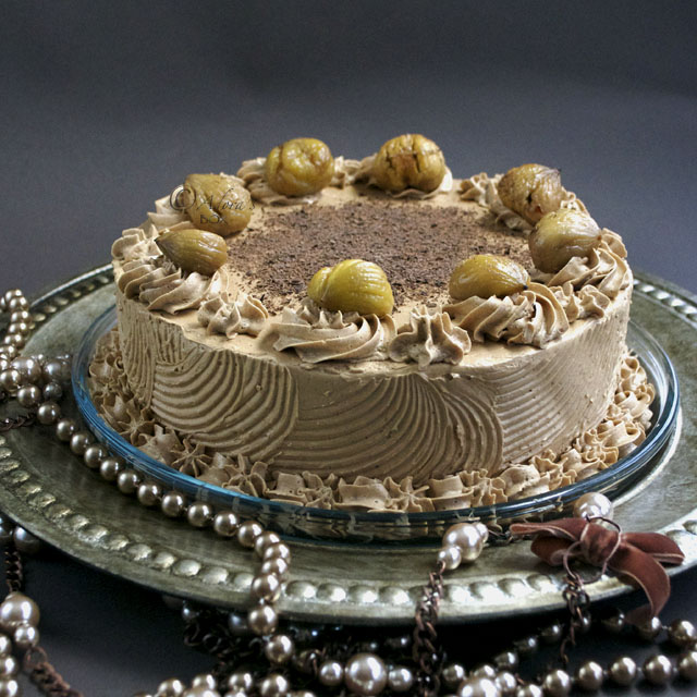Adora's Box: MOCHA AND CHESTNUT CREAM GATEAU