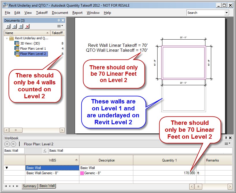 Applied Software Blog: QTO and Revit Underlays