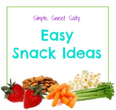 Chocolate and Pavement: Easy Snack Ideas